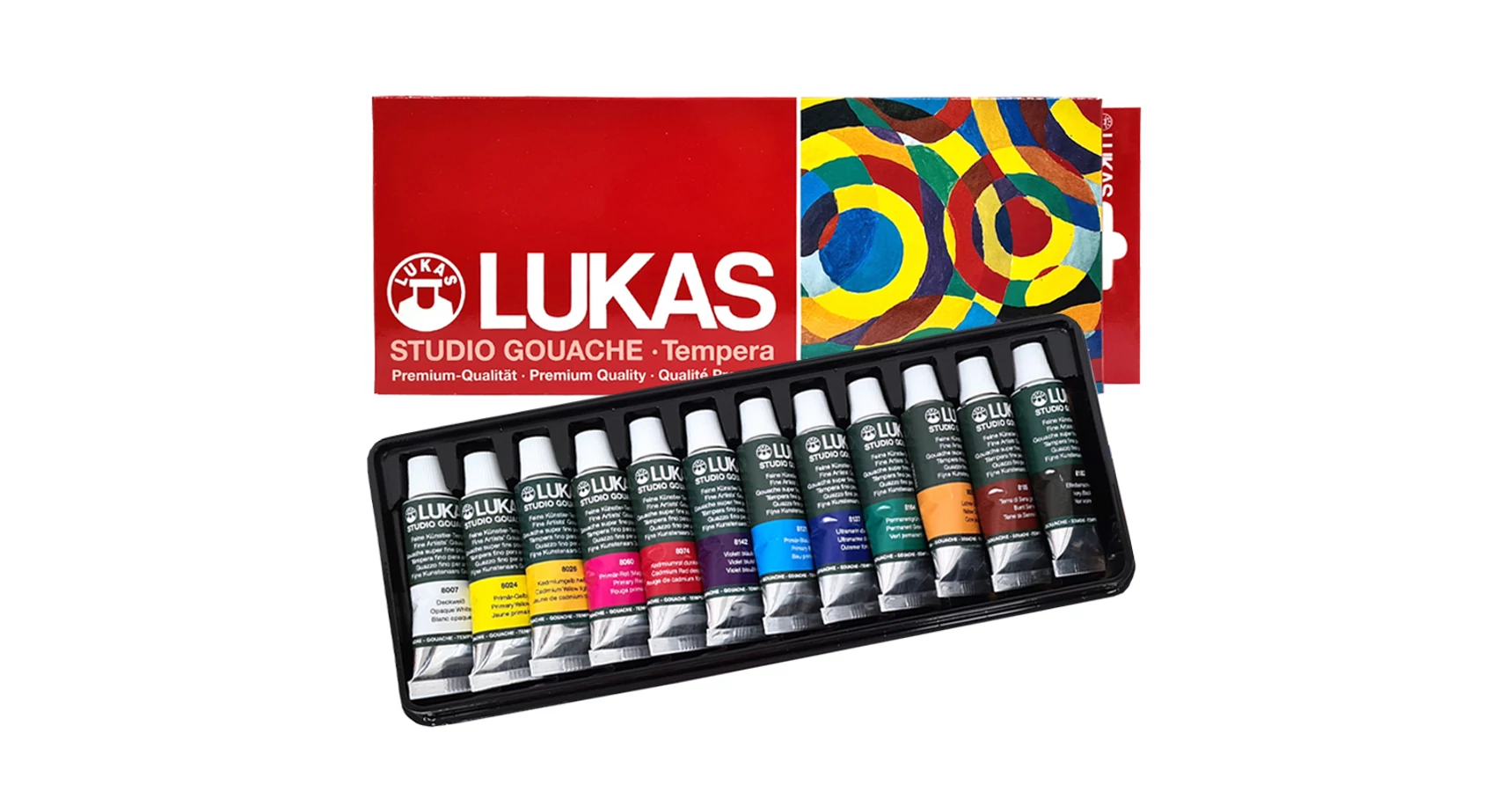 Lukas Studio Gouache készlet 12 × 12 ml